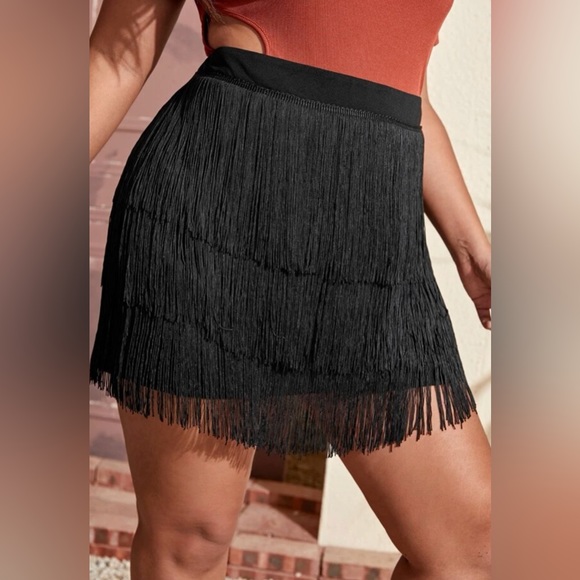 Skirts | 3 Tier Fringe Skirt | Poshmark